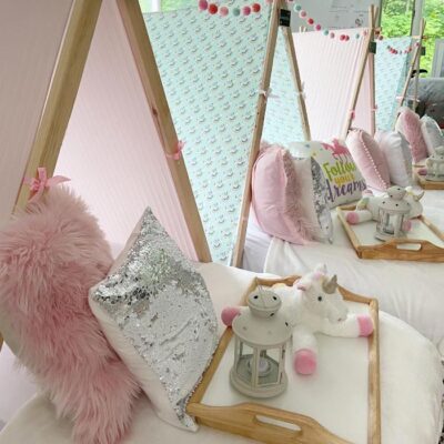 SLEEPOVER PARTY - Teepee sleepover party ideas