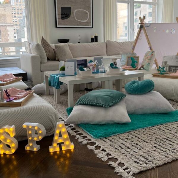 SPA DAY - Teepee sleepover party ideas